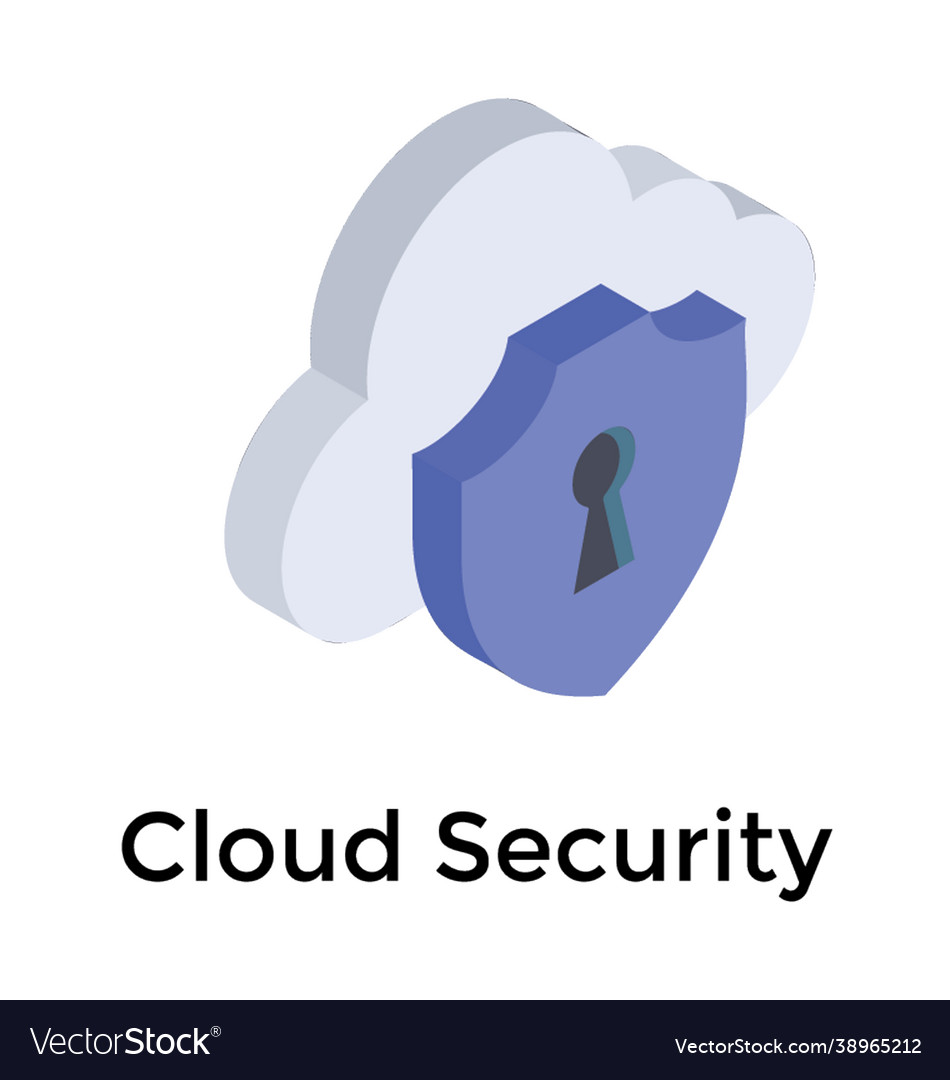 Cloud security Royalty Free Vector Image - VectorStock