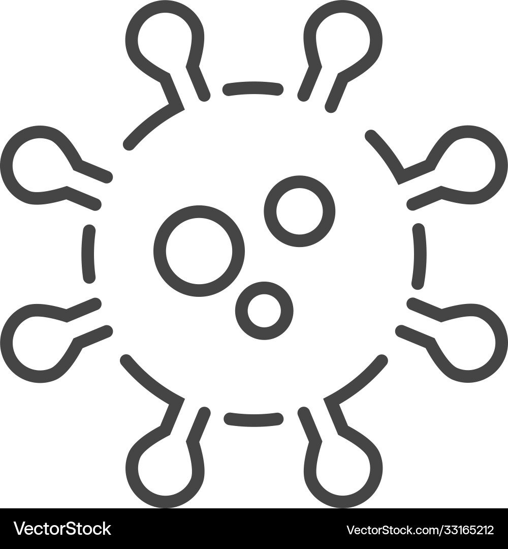 Virus Icon Vector