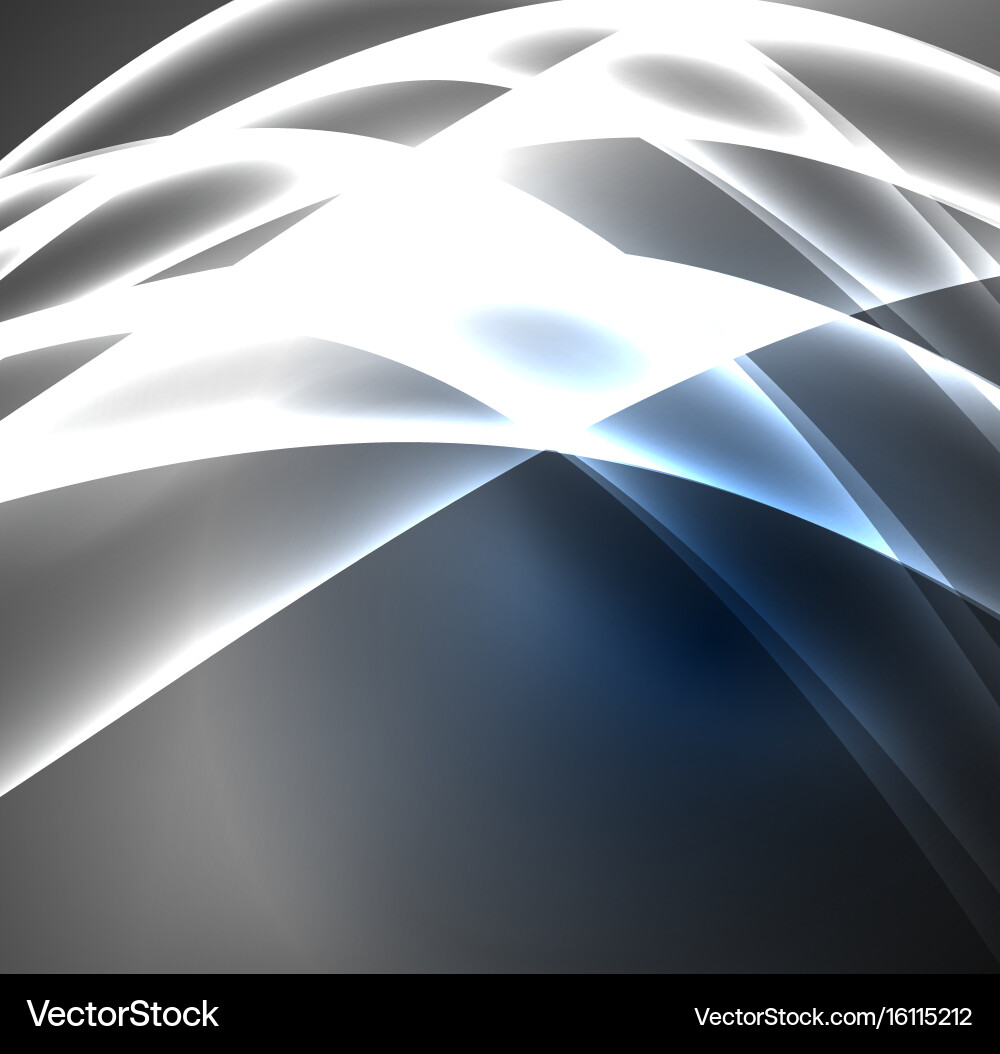 Energy lines glowing waves in the dark Royalty Free Vector