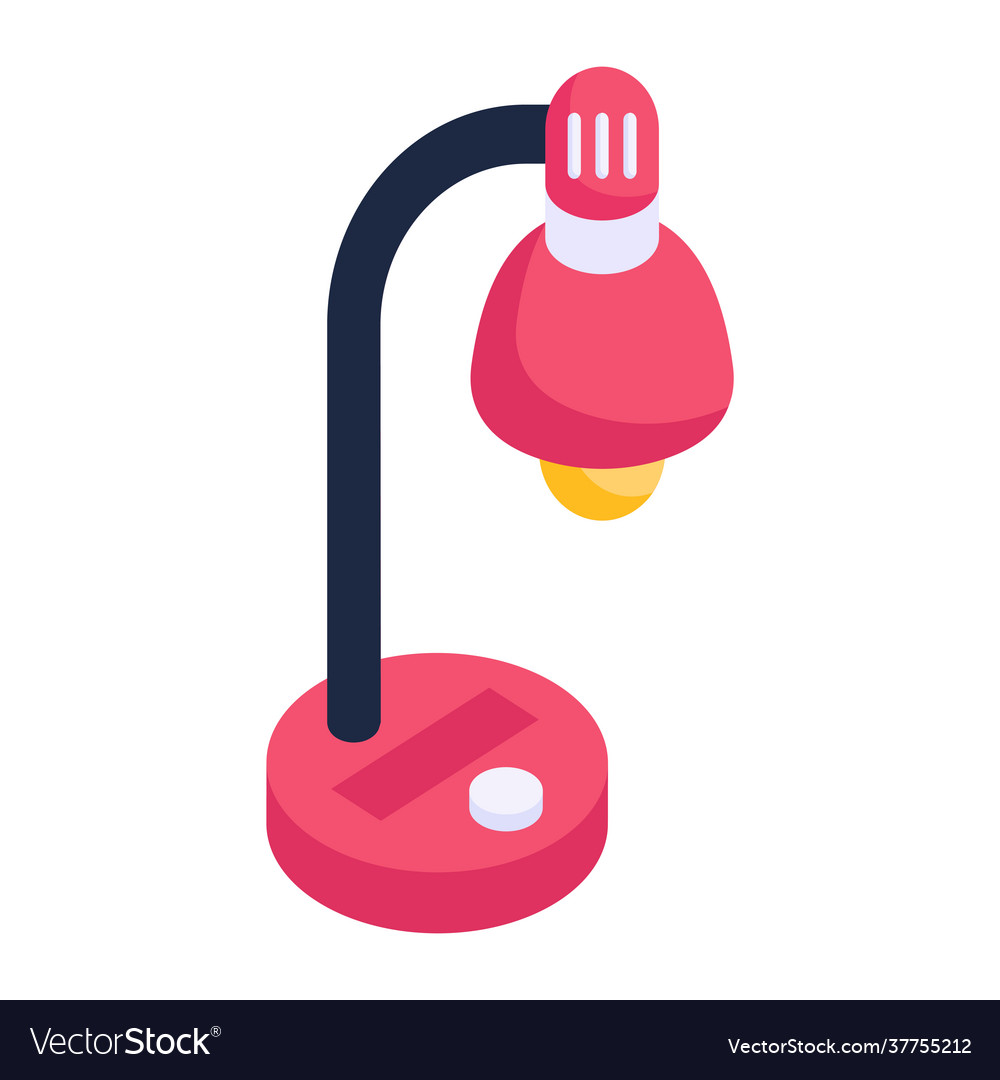 Table lamp Royalty Free Vector Image - VectorStock