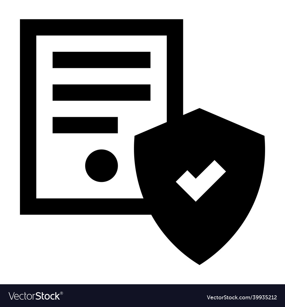 Verified server security Royalty Free Vector Image