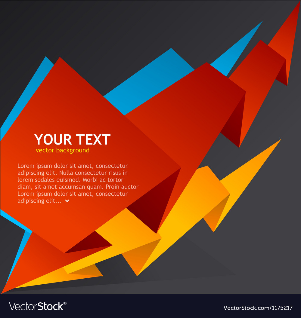 Abstract speech bubble Royalty Free Vector Image