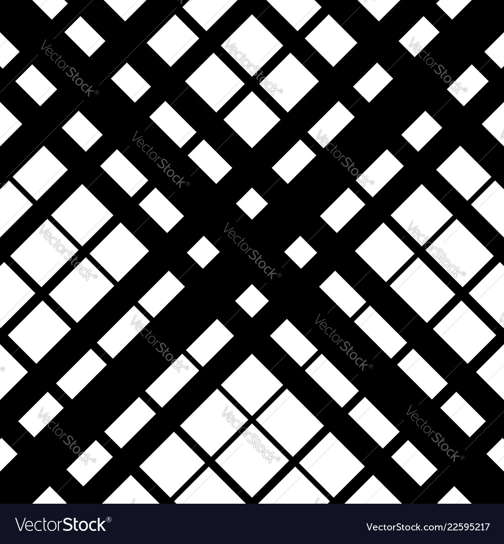 Irregular grid mesh pattern abstract monochrome Vector Image