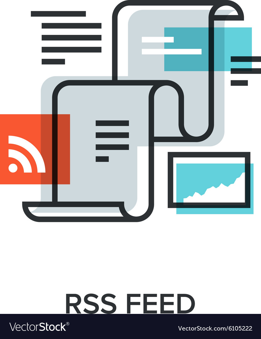 Rss feed Royalty Free Vector Image - VectorStock