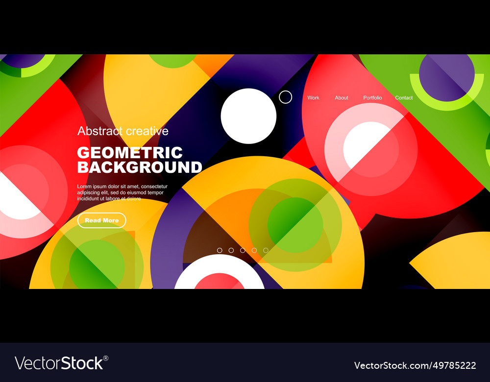 Simple circles and round elements pattern Vector Image