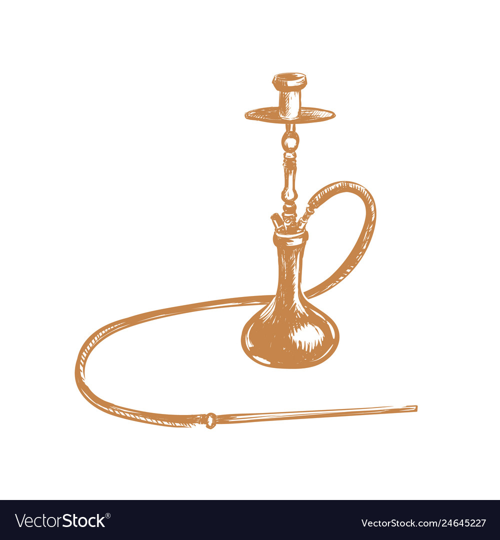 Hookah Royalty Free Vector Image - VectorStock