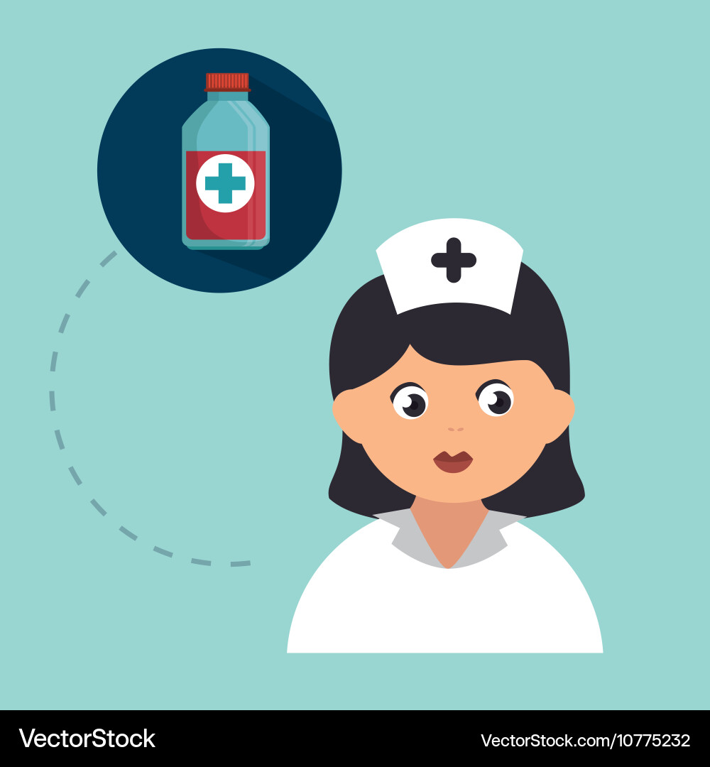 Avatar woman nurse Royalty Free Vector Image - VectorStock