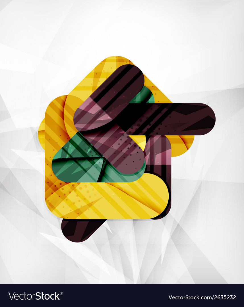 Modern web presentation design layout Royalty Free Vector