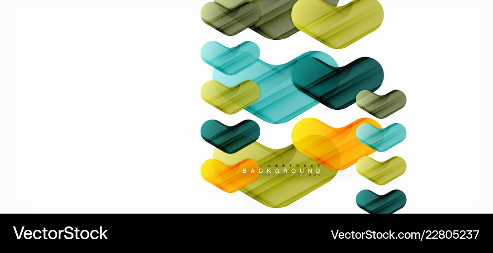 Colorful glossy arrows abstract background Vector Image