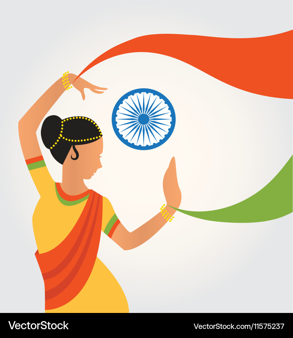 Colourful culture india Royalty Free Vector Image