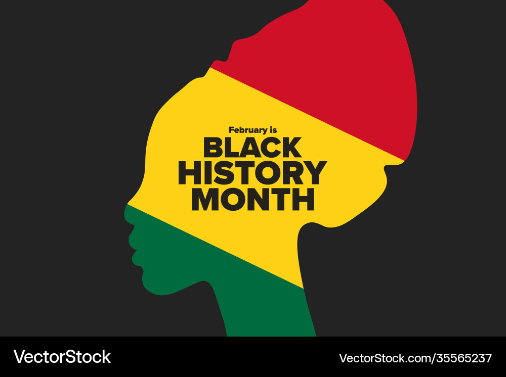 February is national black history month holiday Vector Image