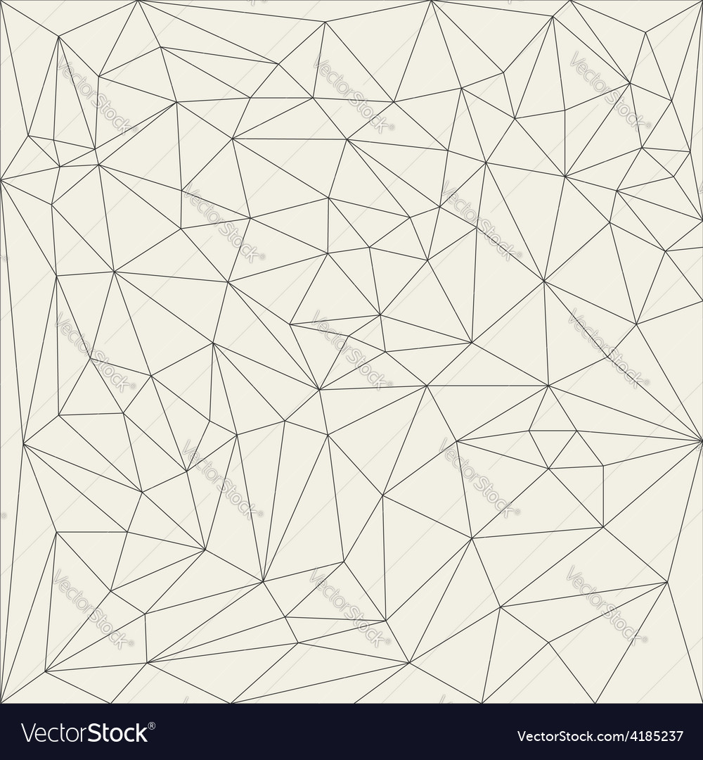 Irregular Abstract Linear Grid Reticulated Vector Image