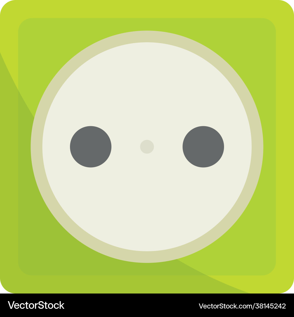 Green socket energy Royalty Free Vector Image - VectorStock