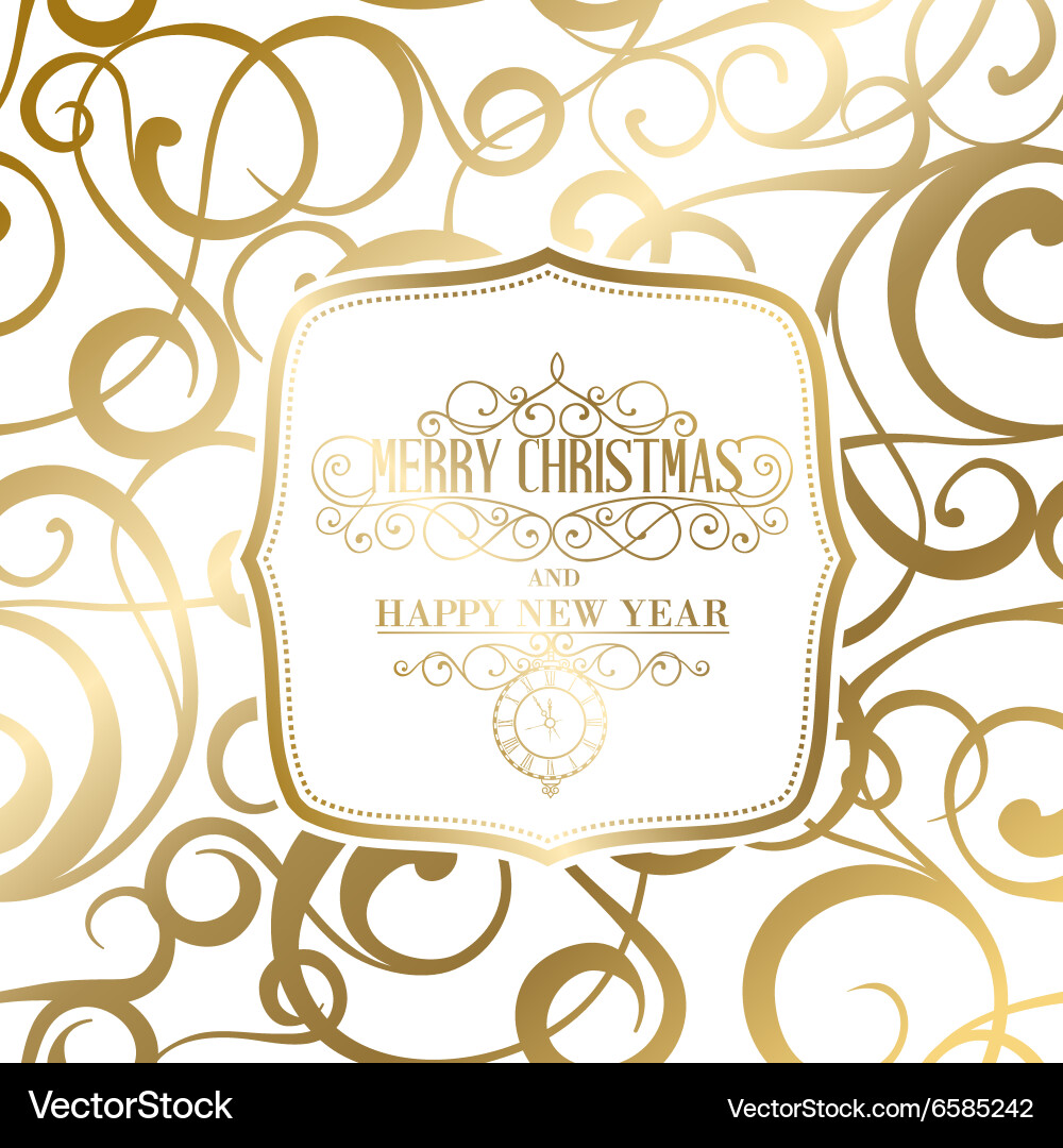 Happy new year card Royalty Free Vector Image - VectorStock
