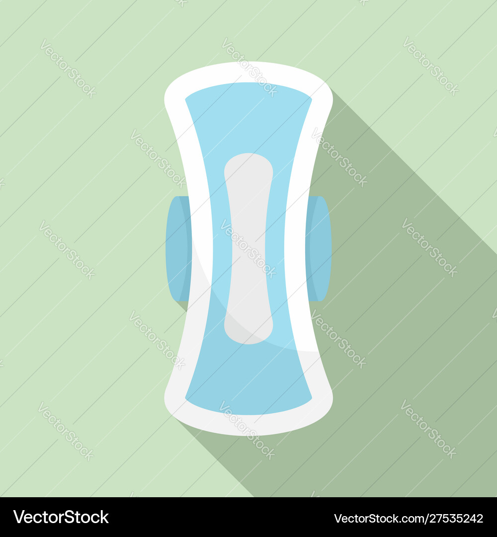 Woman pad icon flat style Royalty Free Vector Image