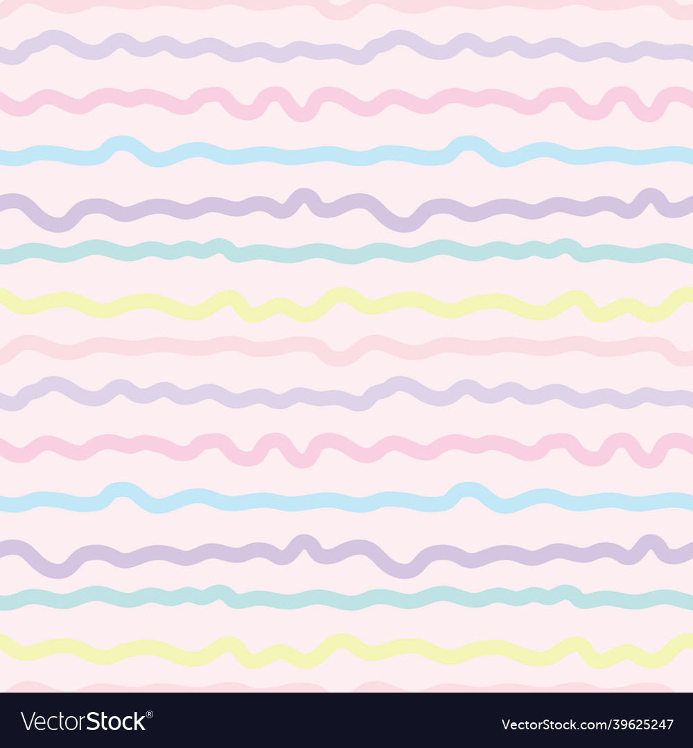Abstract pastel repeat pattern wavy stripe pattern