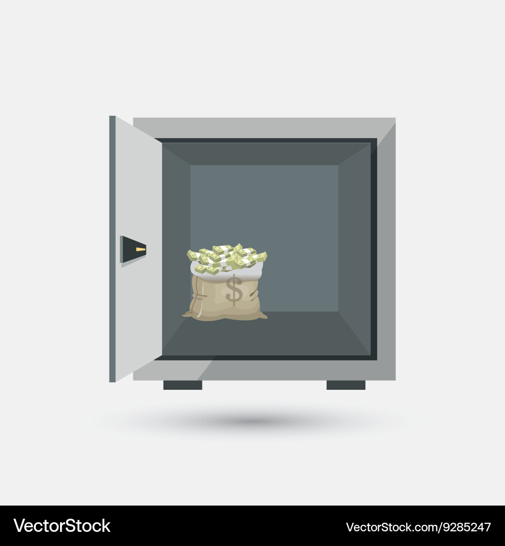 Money design financial item icon white Royalty Free Vector
