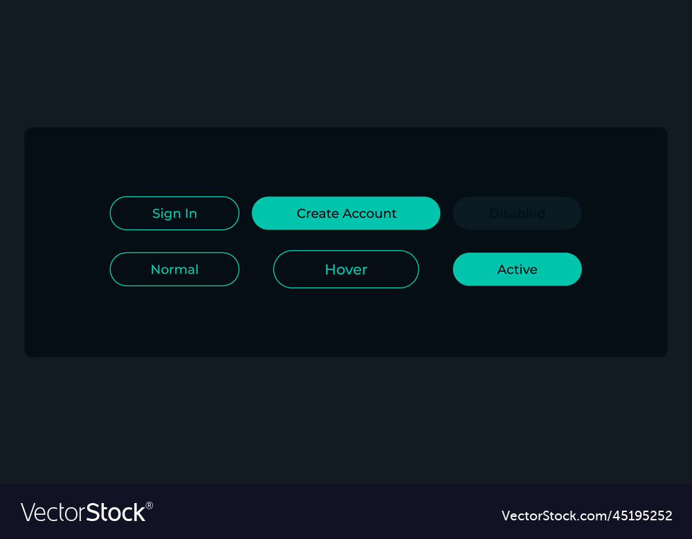 Creating account ui elements kit Royalty Free Vector Image Creating account ui elements kit Royalty Free Vector Image