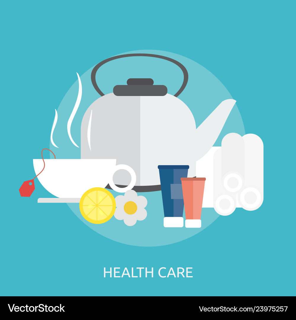 Health care conceptual design Royalty Free Vector Image
