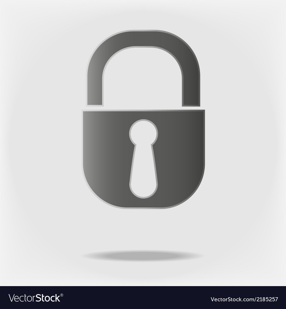 Padlock Royalty Free Vector Image - VectorStock