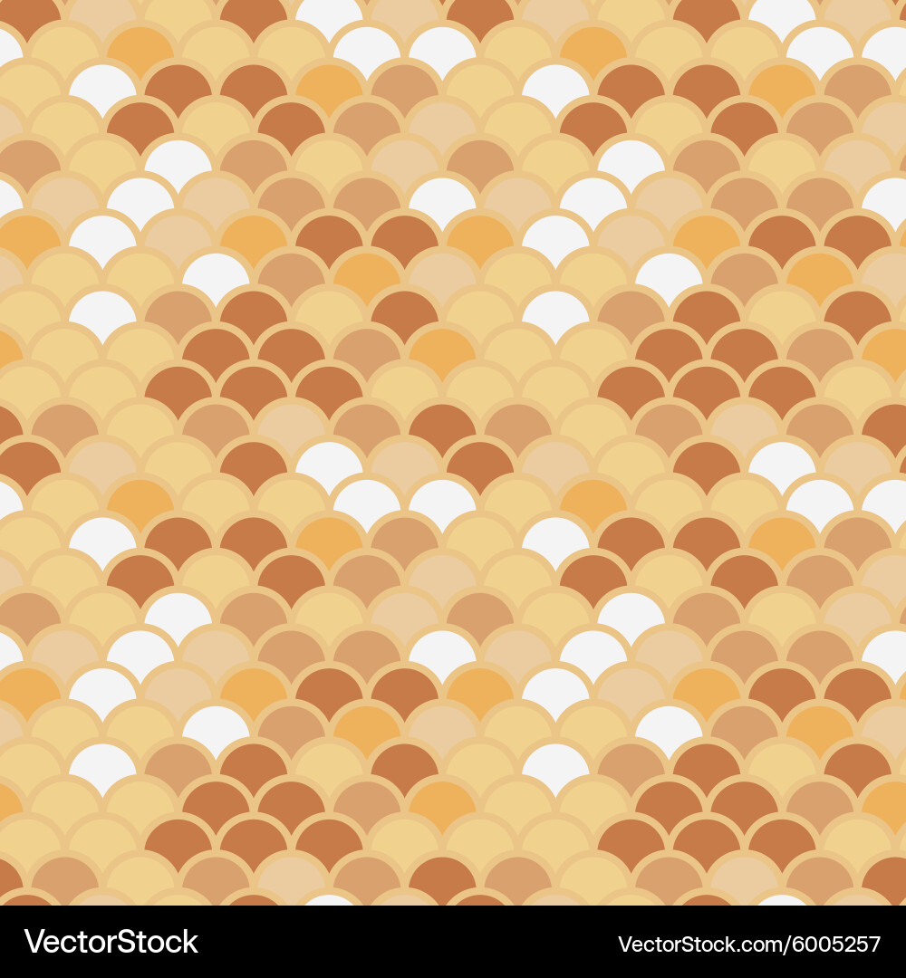 Seamless pattern in the form of flakes Royalty Free Vector