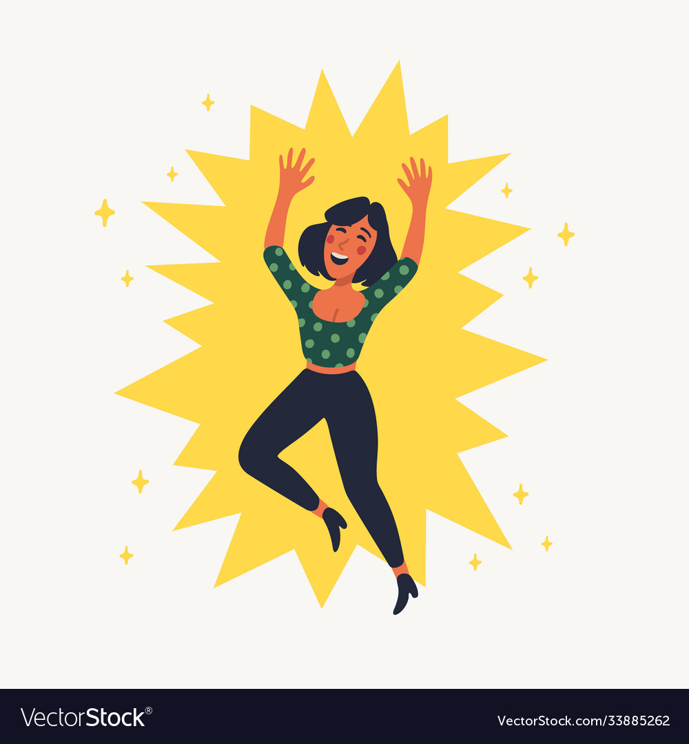 Extrovert Clipart Sincere Character. Open Minded Excited Positive