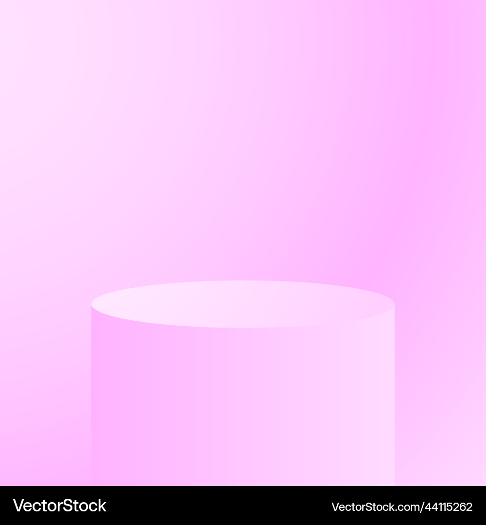 Pink stage in the place Royalty Free Vector Image