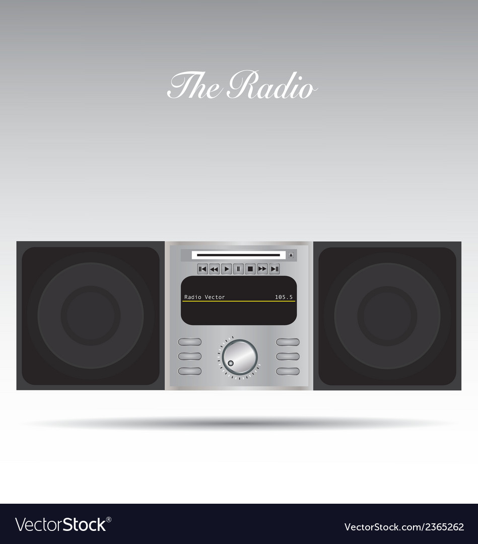 Radio Royalty Free Vector Image - VectorStock