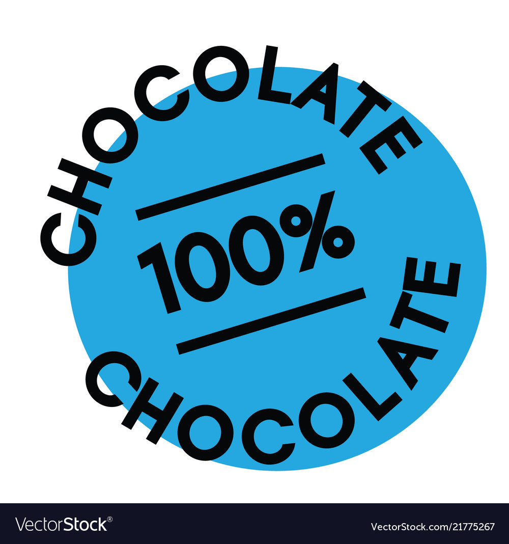 Chocolate rubber stamp Royalty Free Vector Image Chocolate rubber stamp Royalty Free Vector Image