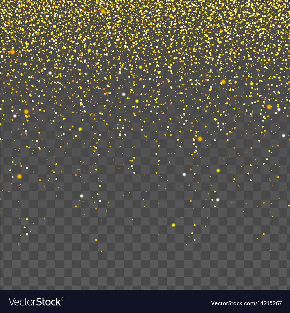 Falling shiny particles Royalty Free Vector Image