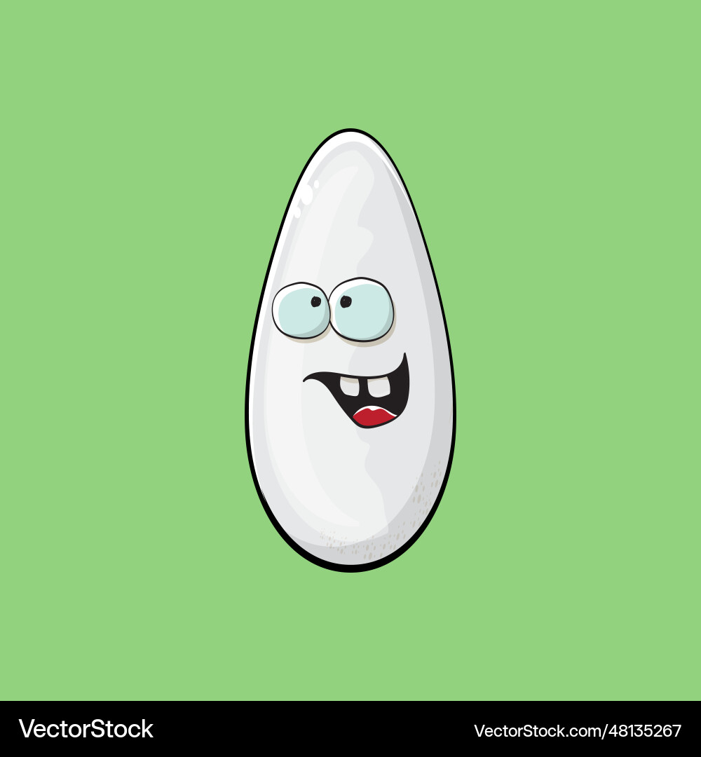 Rice character cartoon rice grain characters Vector Image