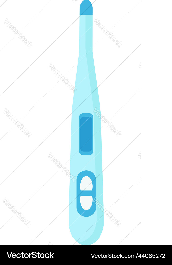 Home thermometer icon cartoon flu sick Royalty Free Vector