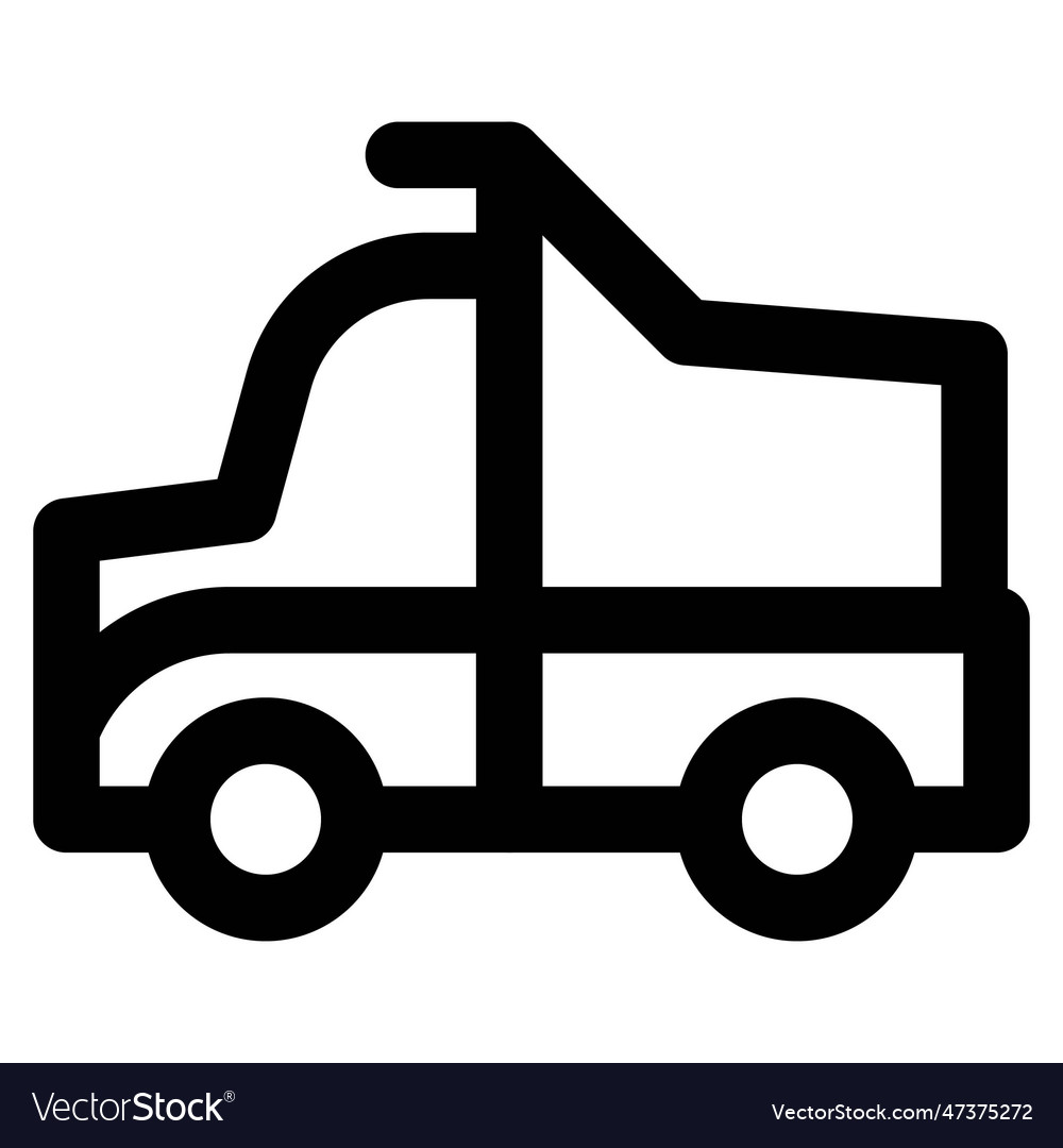Truck used for carrying shipments Royalty Free Vector Image Truck used for carrying shipments Royalty Free Vector Image