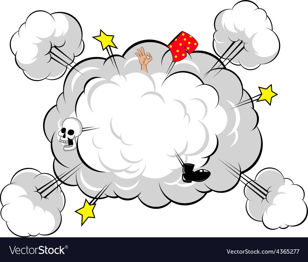Comic explosion Royalty Free Vector Image - VectorStock
