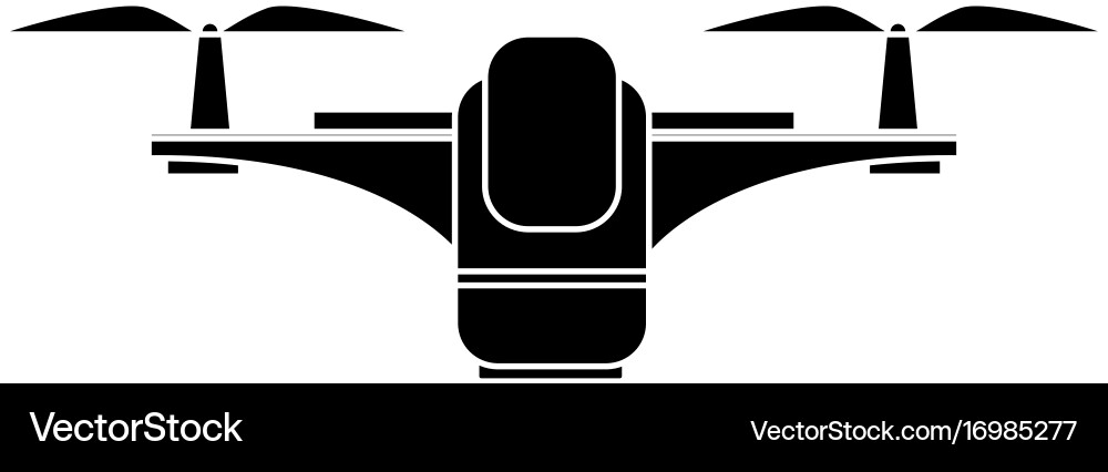 Drone technology unmanned aerial vehicle icon Vector Image