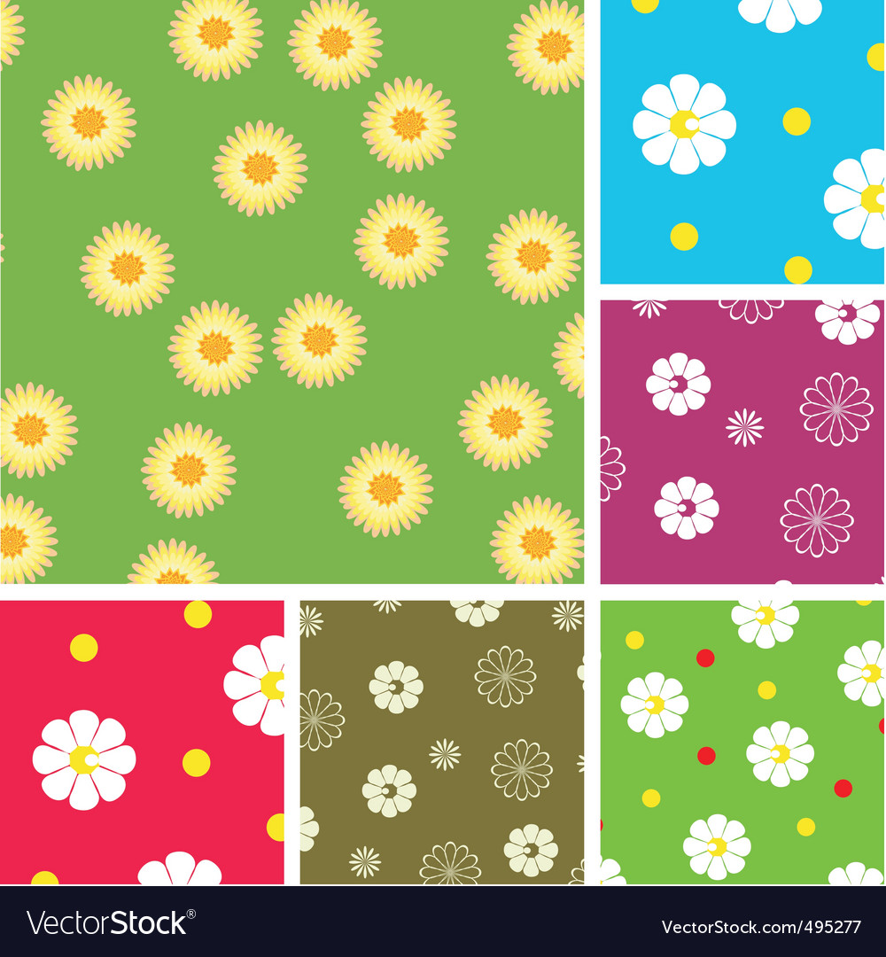 Flowering pattern Royalty Free Vector Image - VectorStock