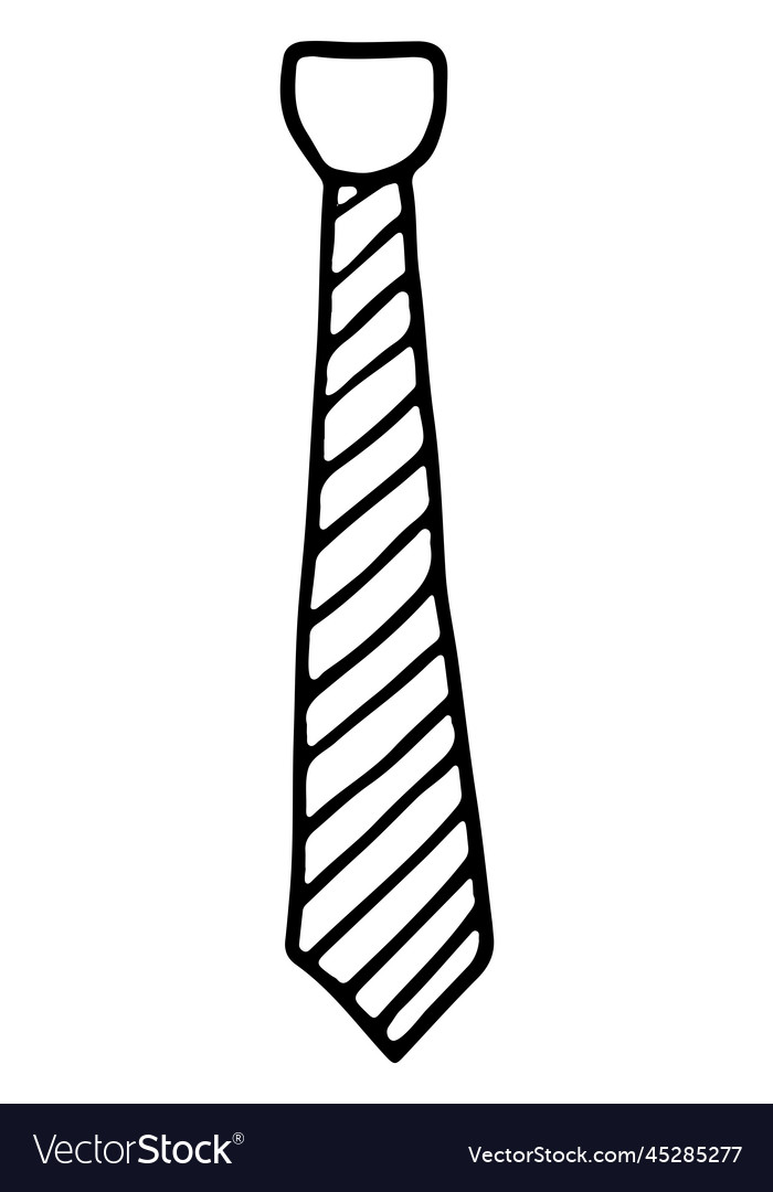 Necktie icon male fashion accessory clothing Vector Image