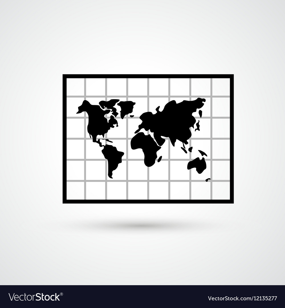 Paper map Royalty Free Vector Image - VectorStock
