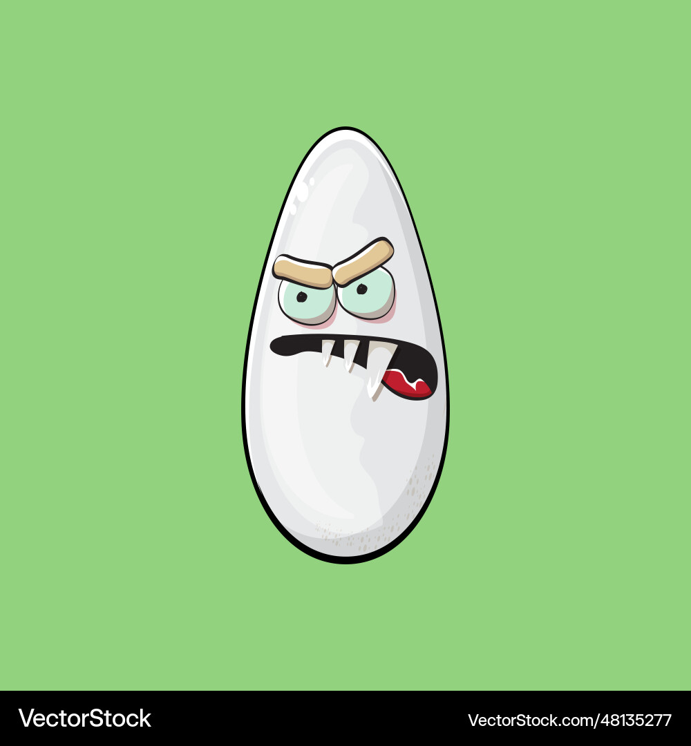 Rice character cartoon rice grain characters Vector Image