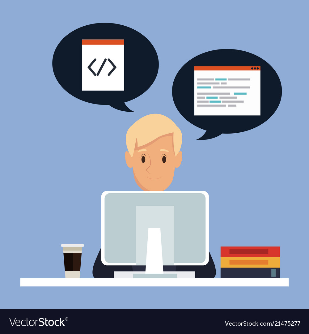 Software and programming Royalty Free Vector Image