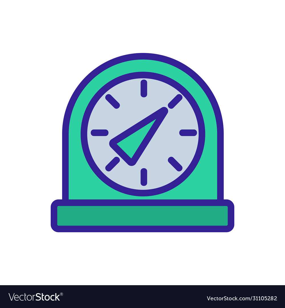 Arrow pointer icon outline Royalty Free Vector Image