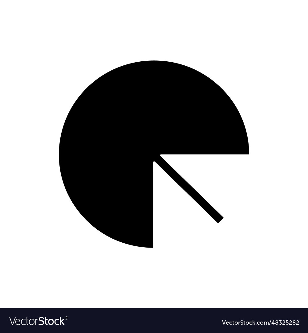 Data visualization icon Royalty Free Vector Image