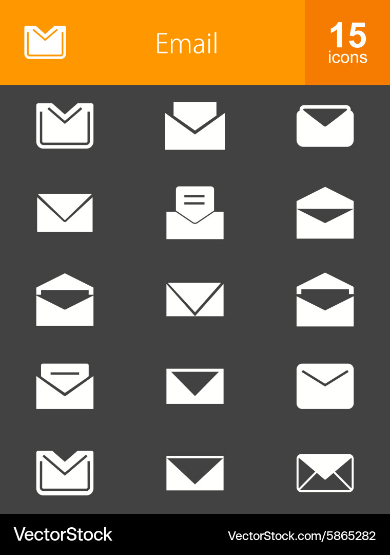 Email and communication Royalty Free Vector Image