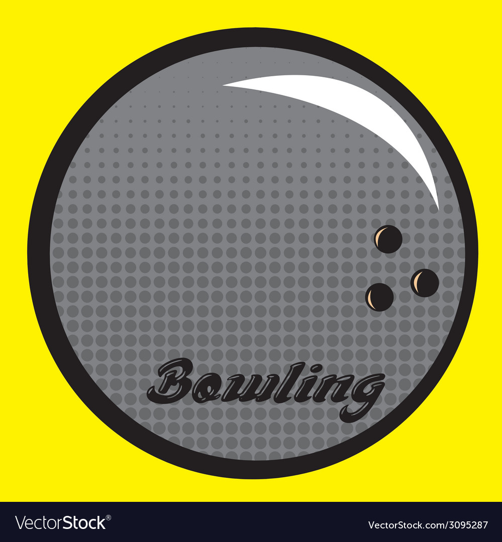 Bowling Royalty Free Vector Image - VectorStock
