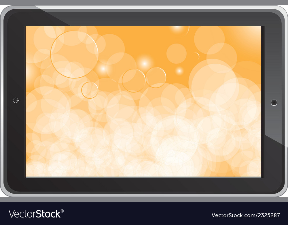 Digital tablet Royalty Free Vector Image - VectorStock