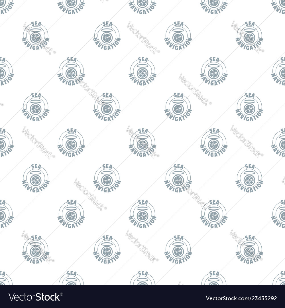 Compass pattern seamless Royalty Free Vector Image