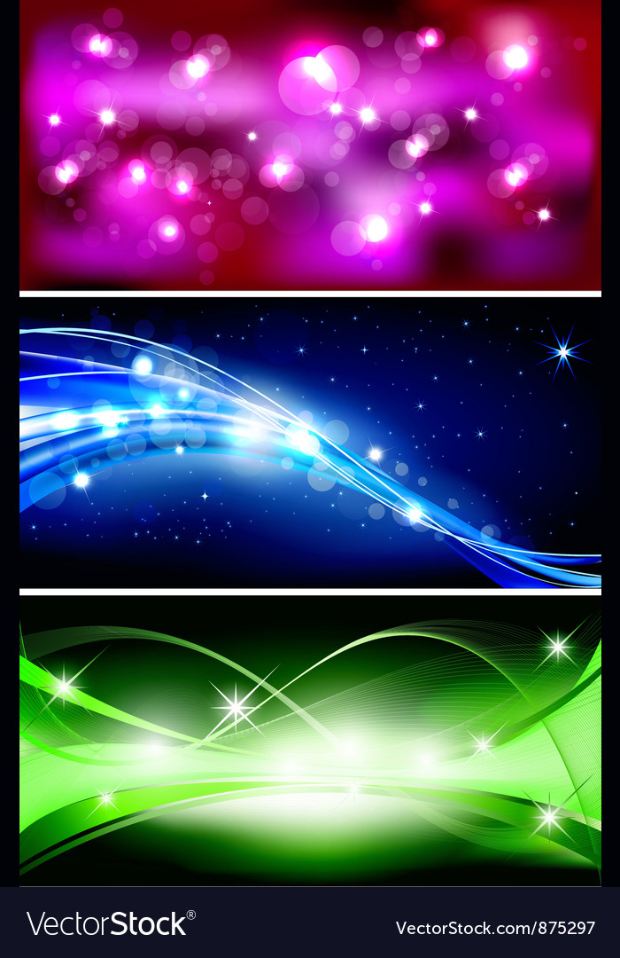 Abstract background set Royalty Free Vector Image