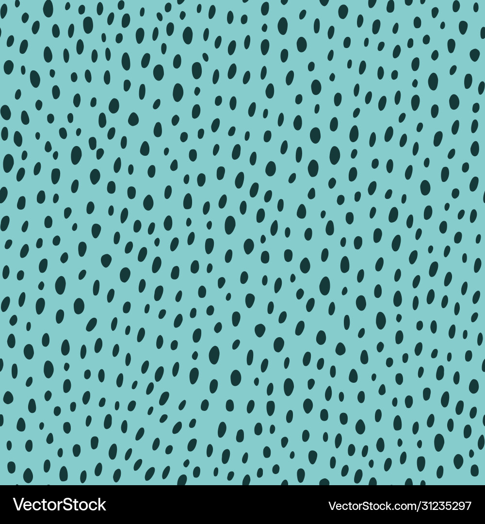 Contemporary polka dot shapes seamless pattern in Vector Image