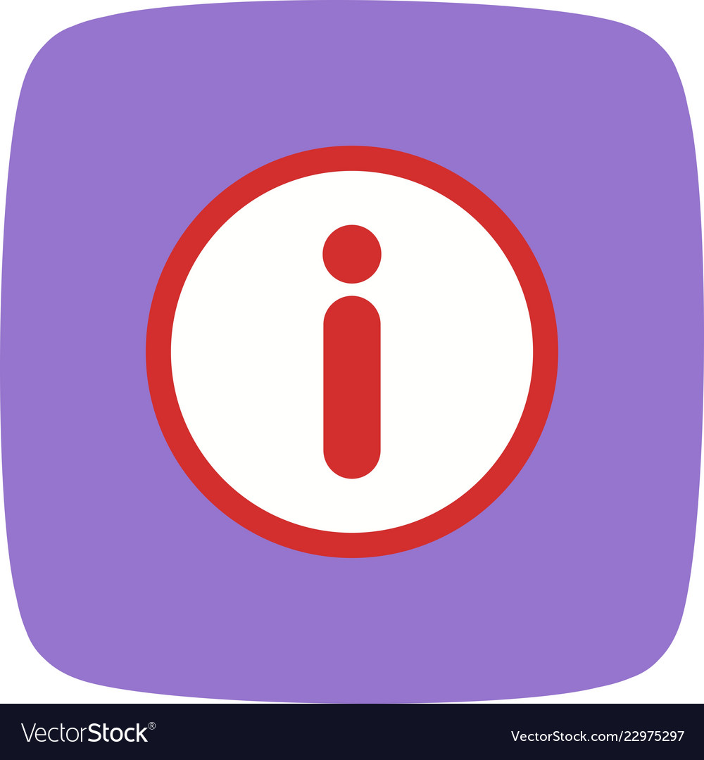 Information icon Royalty Free Vector Image - VectorStock