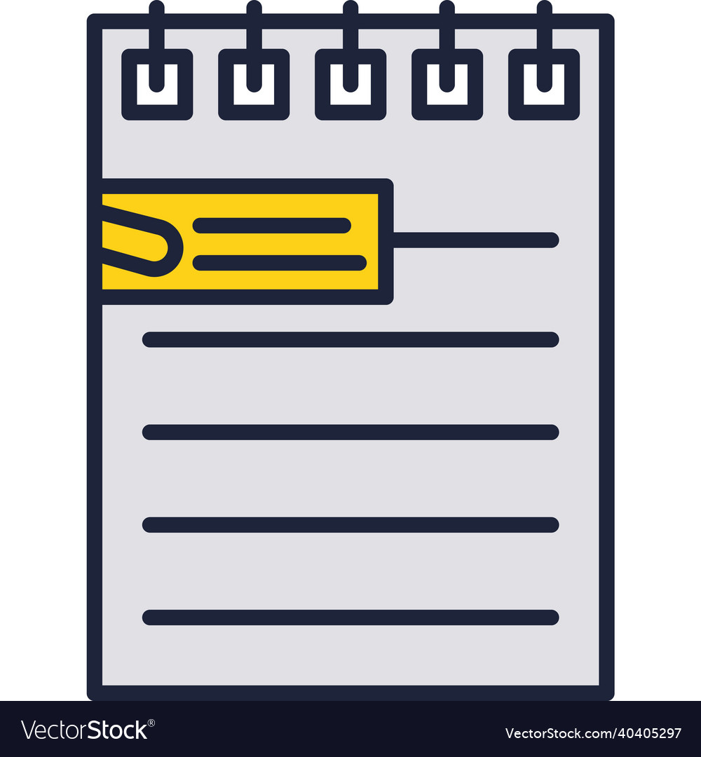 Yellow Notepad Icon
